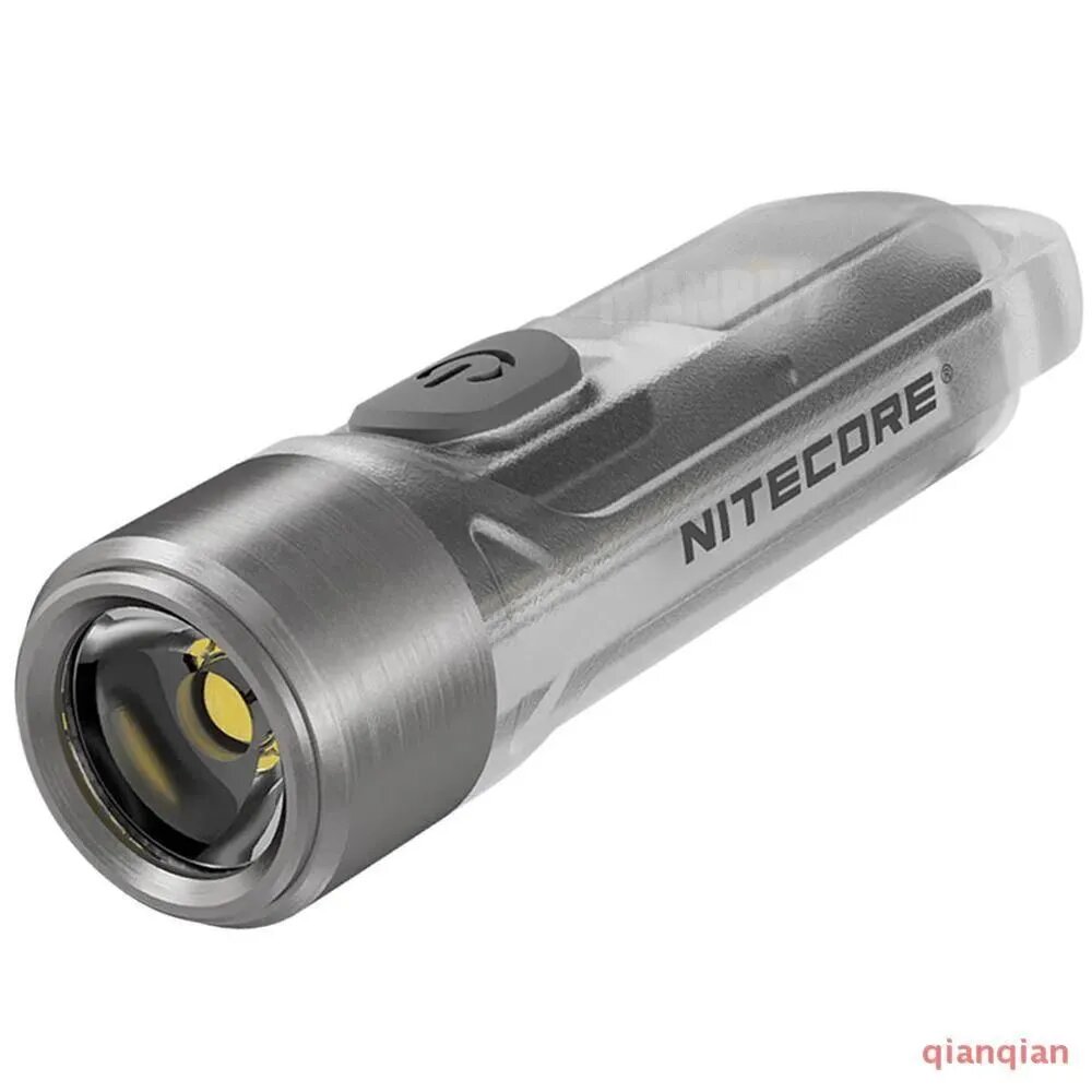 Фонарь-брелок Nitecore TIKI, ультрафиолетовый, красный, синий, встроенный аккумулятор, зеркальный