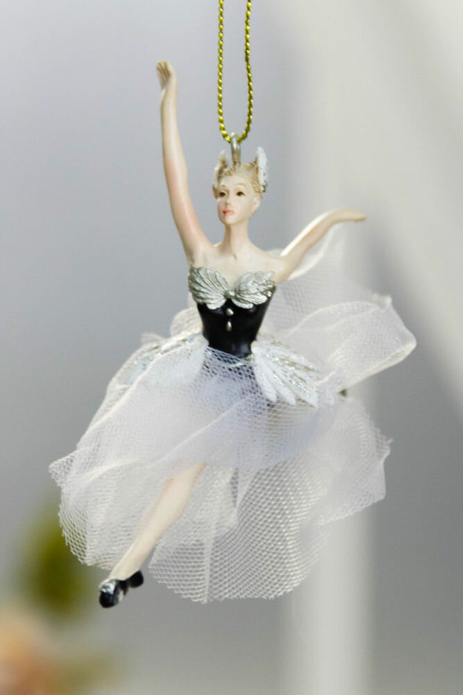 Ёлочная игрушка гранд жете, полистоун, 12 см, Гудвилл (Goodwill) D46127