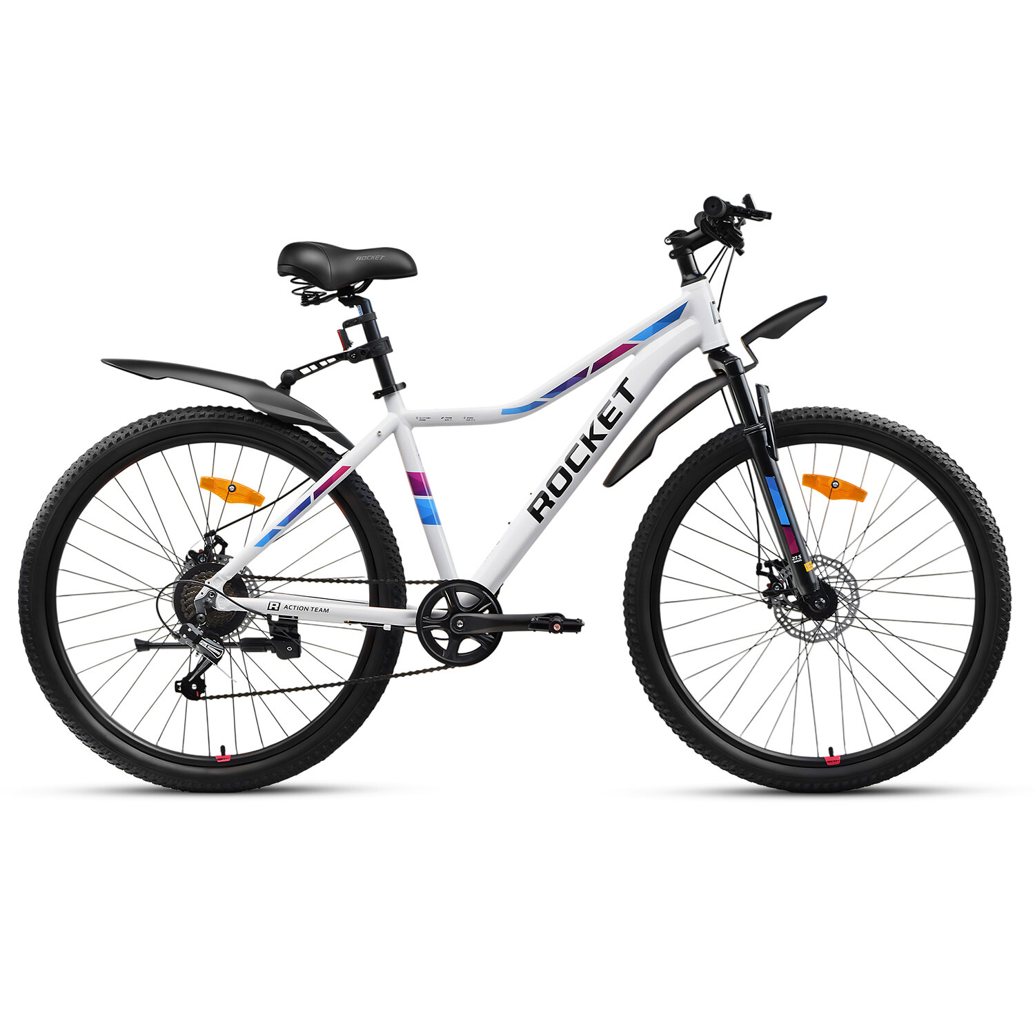 Велосипед 27,5" Rocket Vela alloy Pro 2.0, цвет белый, размер 17", рост 155 – 170 см.