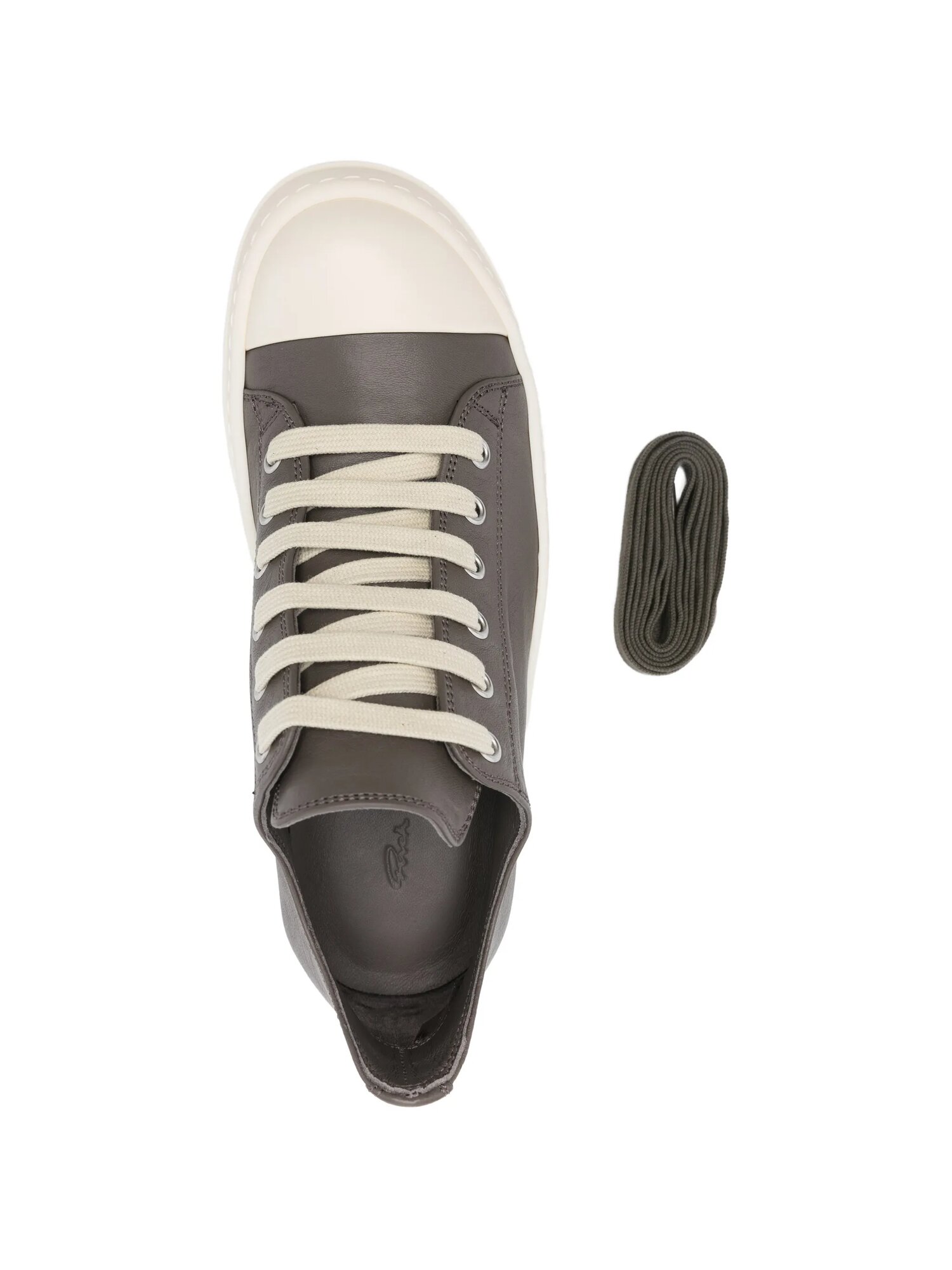 Кроссовки Rick Owens Lace-up sneakers, размер 38 EU, коричневый — фото 1