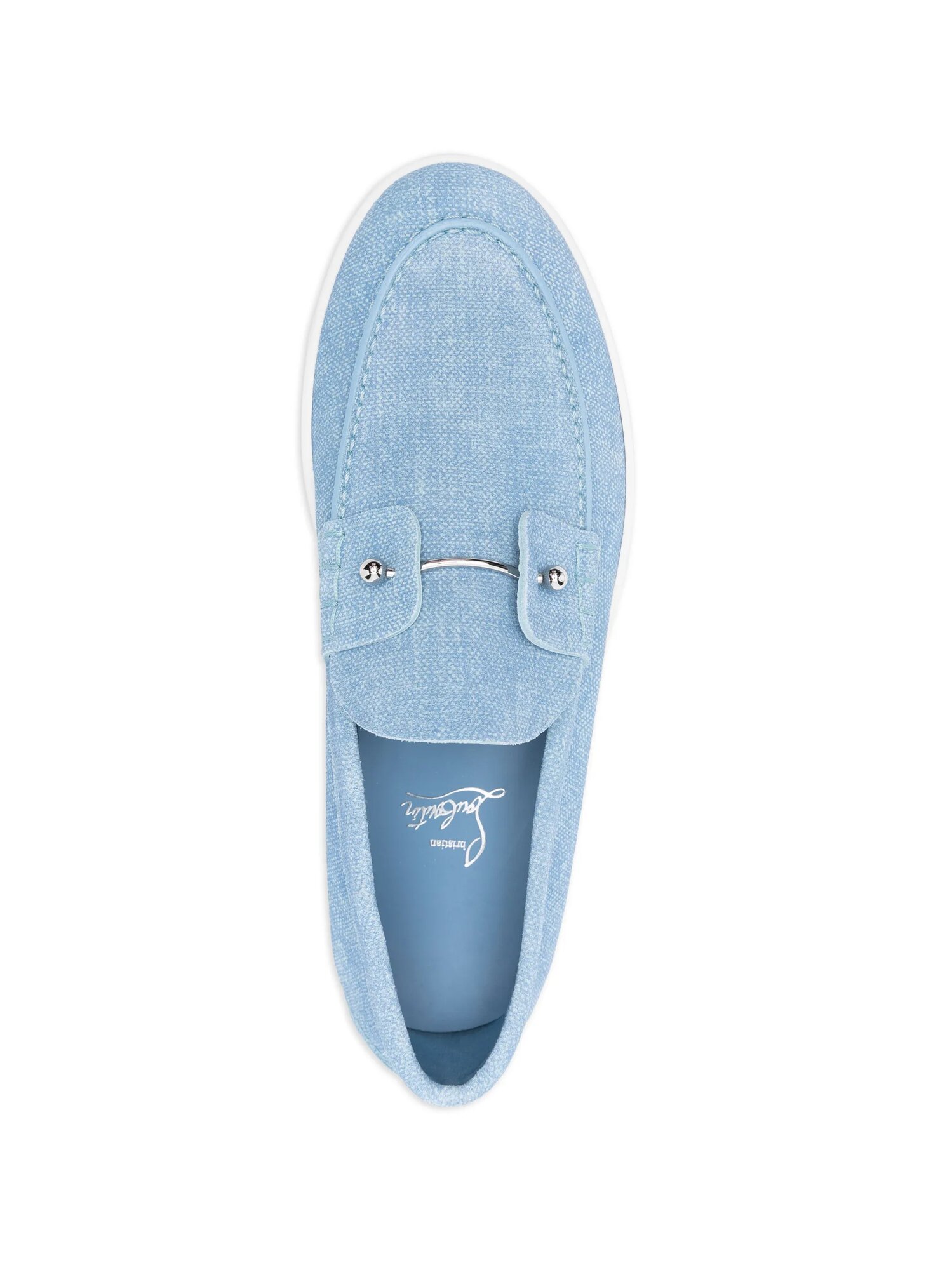 Лоферы Christian Louboutin Chambeliboat, размер 42, синий — фото 1