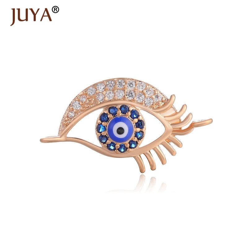 JUYA Глаз с ресницами, rose gold, шармы для браслетов