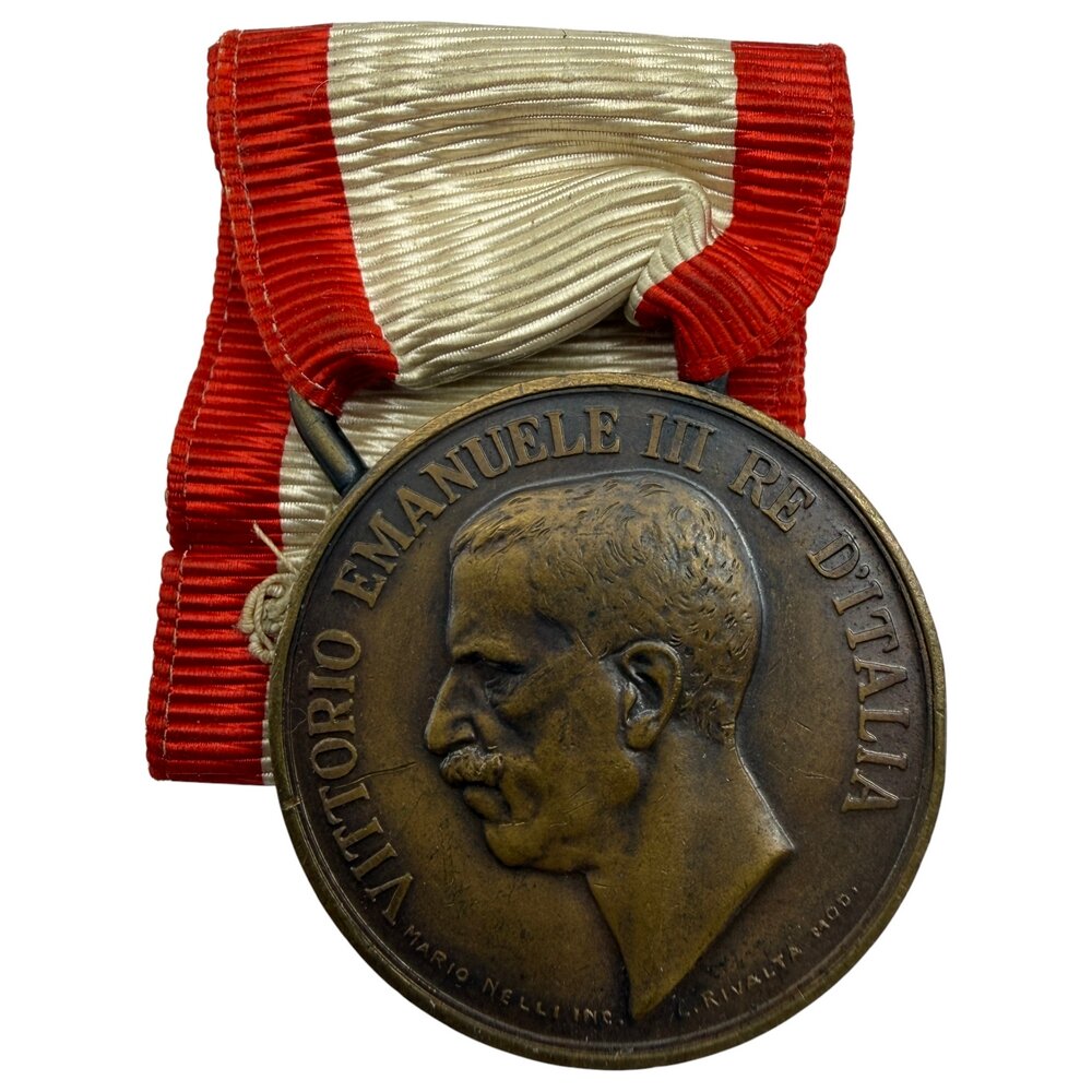 Италия, медаль "В память объединения Италии. Эммануил III" 1951-1960 гг.