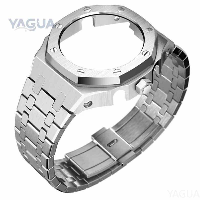 GEN5 GEN4 Набор для модификации Casio GA2100, браслет из нержавеющей стали + корпус для GAB2100 GA2110 YAGUA