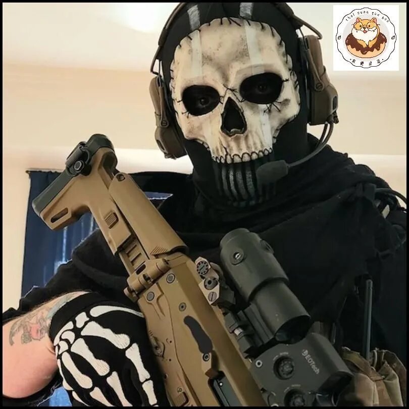 Балаклава-маска Череп Гоуст Ghost из Call of Duty