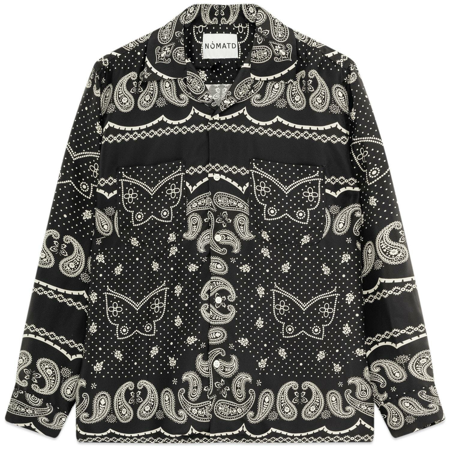 Рубашка Рубашка Noma T.d. Papillon Open Collar Shirt Noma T.d. & Needles