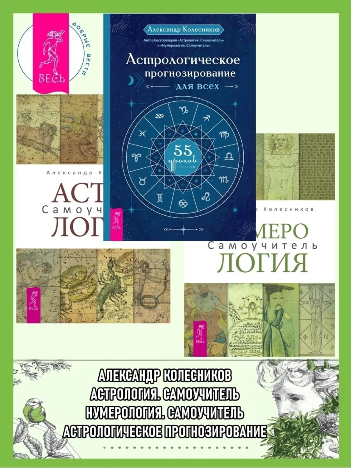 Астрологическое прогнозирование для всех. 55 уроков ; Астрология. Самоучитель ; Нумерология. Самоучитель [Цифровая книга]