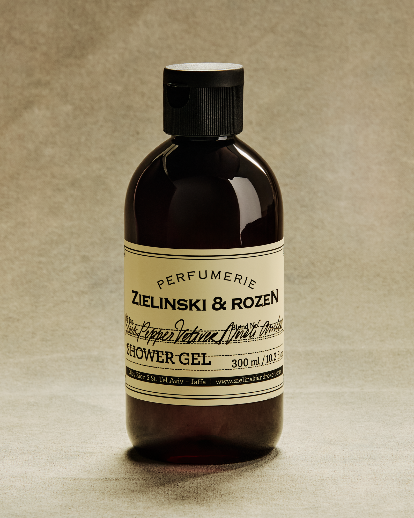 Zielinski & Rozen Black Pepper, Vetiver, Neroli, Amber Shower Gel- Увлажняющий гель для душа, 300 мл.