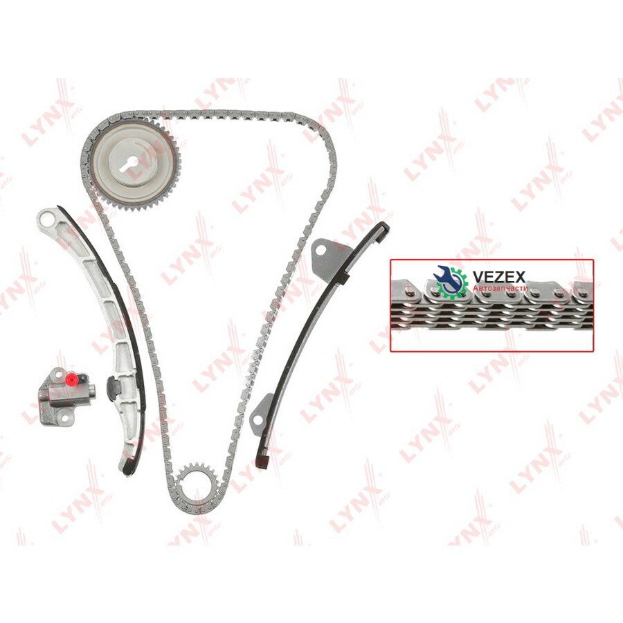 LYNXAUTO TK0079 комплект цепи ГРМ!\ Mazda 2 1.3-1.5 07>/3 1.4-1.6 03-14