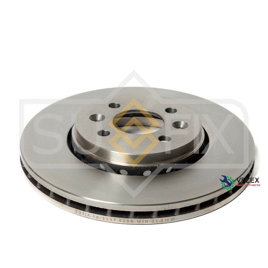 SUFIX FX1137 Диск тормозной вентилируемый (280x24) | перед прав/лев | Renault Megane II (BM0/1_, CM0/1_) 02-08 / Clio III (BR0/1, CR0/1) 05-12 / Captur 13- (280x24)