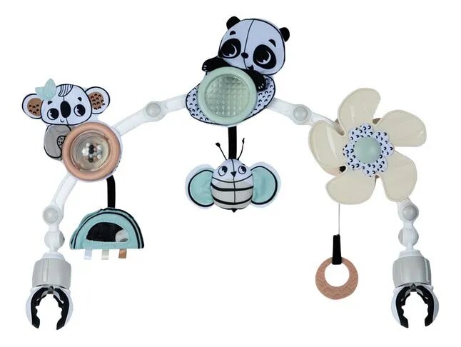 Развивающая дуга для коляски и манежа, подвеска с игрушками для малышей