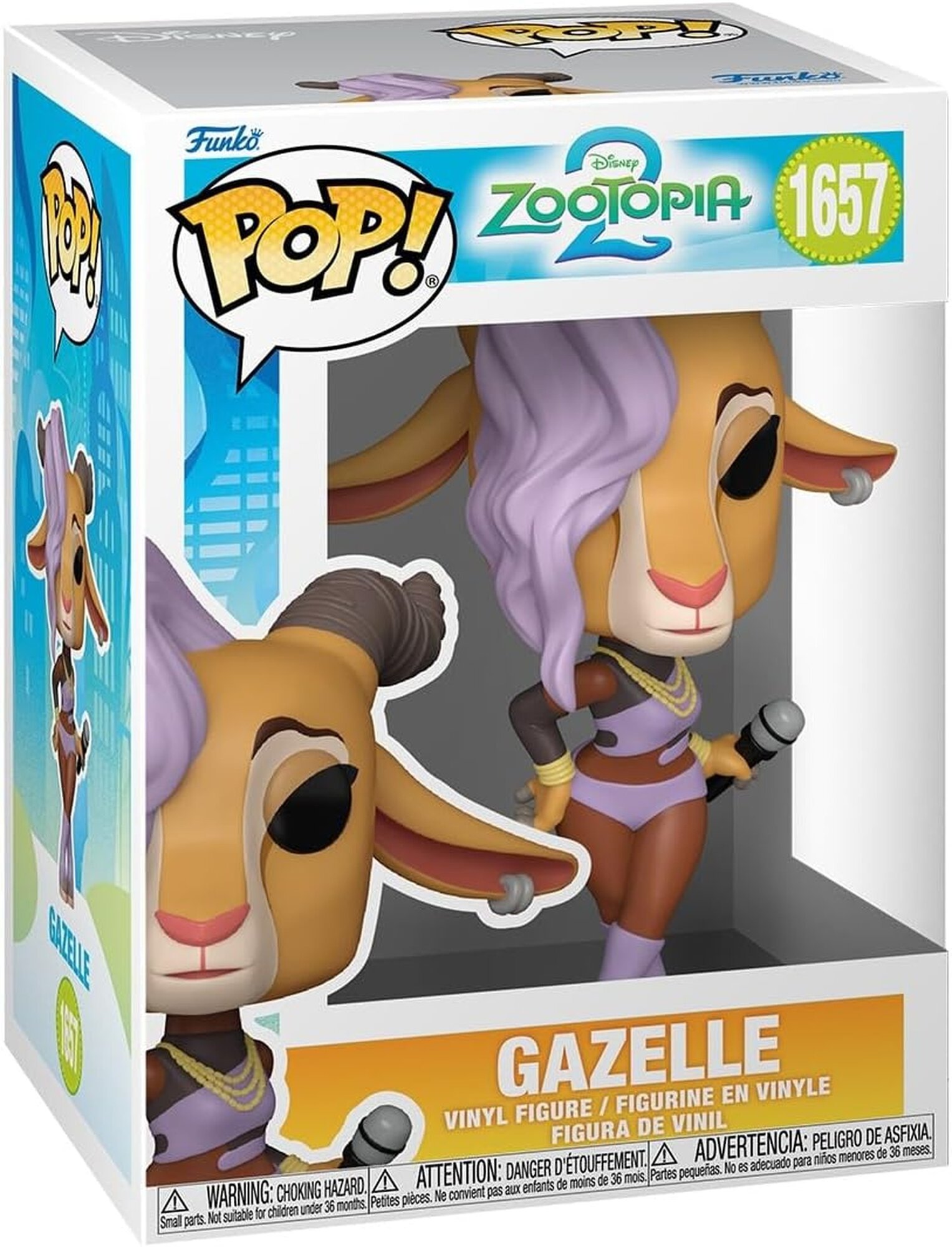 Фигурки Funko Pop - Коллекционная фигурка DISNEY Zootopia 2 Зверополис Газель - Фанко 1657