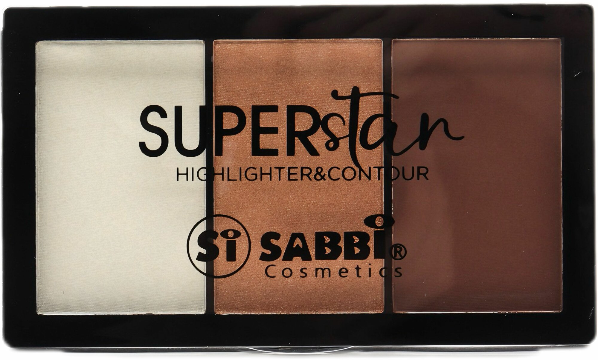 SABBI Хайлайтер + Контуринг 3 Colors Тон 03