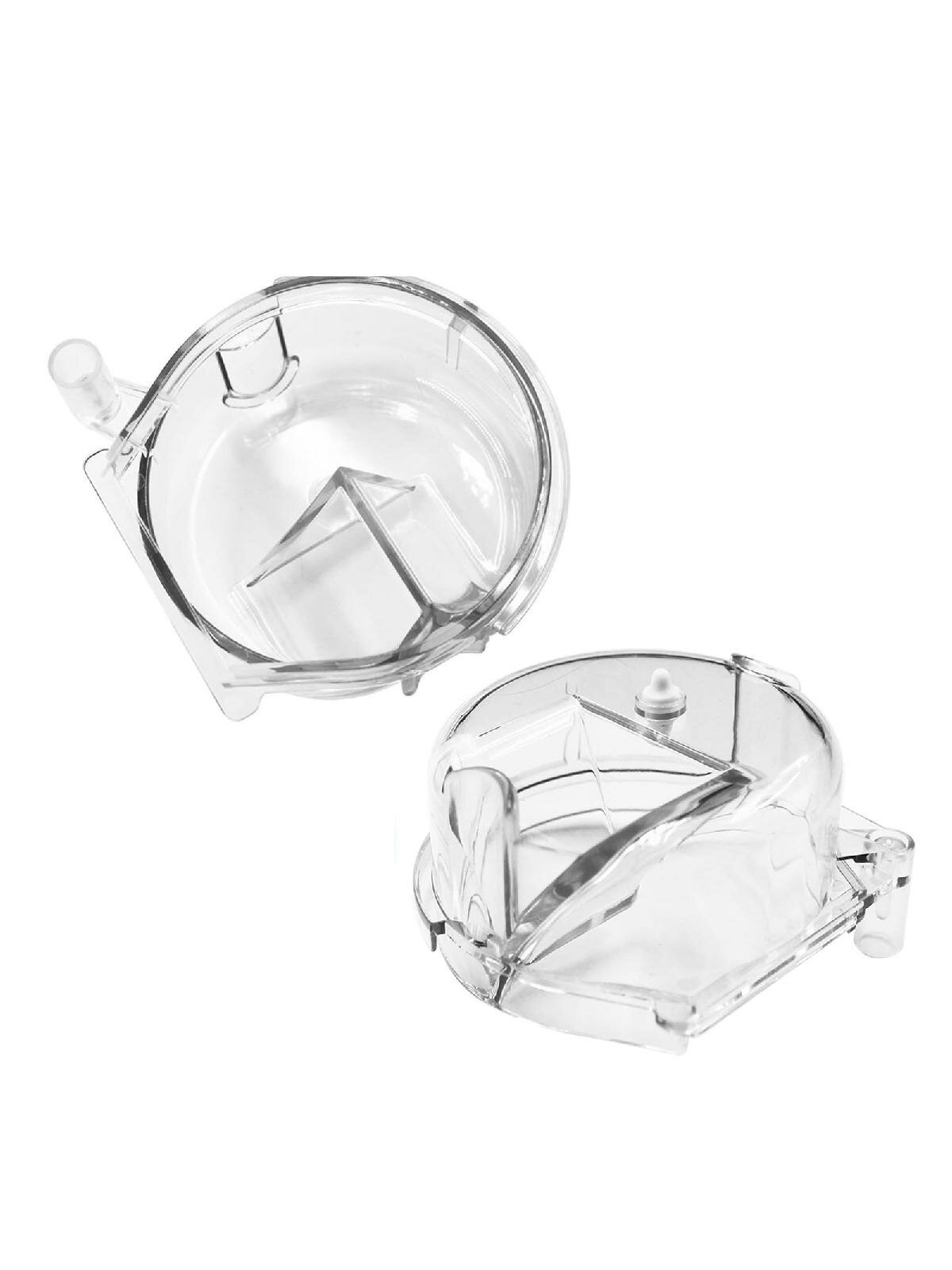 Набор из 2 пластиковых прозрачных крышек для кофемолки в сборе Подходит для нескольких кофеварок