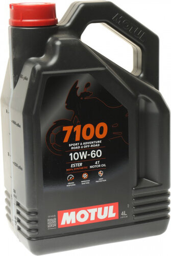 Моторное масло Motul 7100 4T 10W-60 синтетическое 4л (Вьетнам)