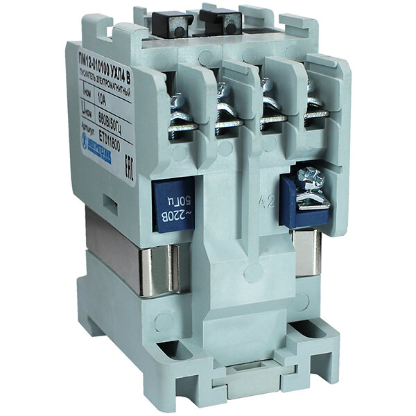 Электромагнитный пускатель Электротехник ПМ12-010100 УХЛ4 В 110В/50Гц 1з 10А нереверсивный без реле IP00 ET013897