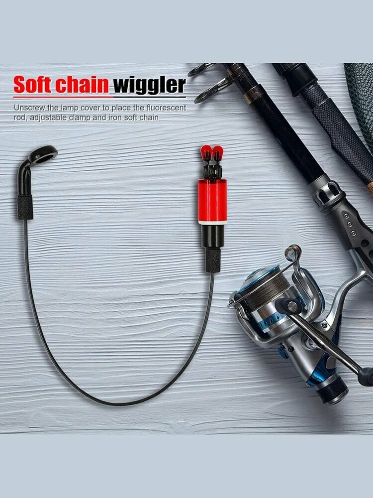 Свингеры Для Рыбалки красный цвет, металлический корпус, для донной ловли — фото 1
