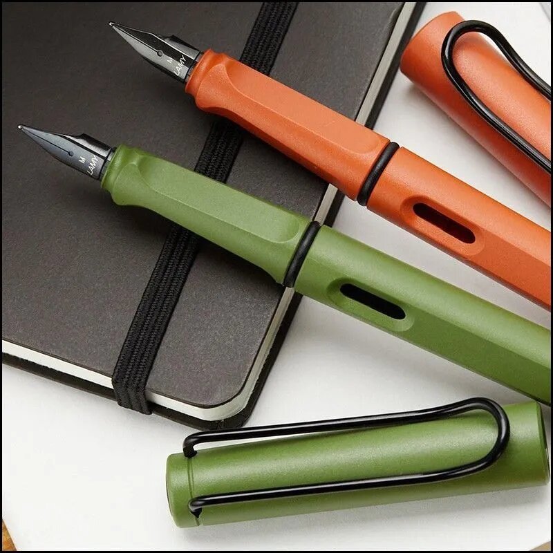 Ручка Перьевая Lamy Safari Savannah Green, для письма и стиля, пластиковый корпус, Китай — фото 1
