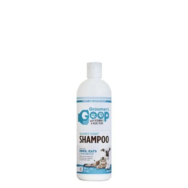 Groomer's Goop Glossy Coat Shampoo глянцевый шампунь для кошек и собак с витамином E и алоэ вера 16oz
