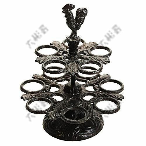 Яйцо Sungmor Чугун, темно - коричневый, 12 отверстий, форма снежинки, декоративный кронштейн для кухонного рабочего стола