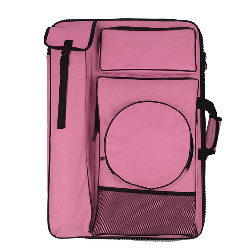 Самостоятельно изготовленная и продаваемая сумка для художественных работ в формате 4K, утолщенная водонепроницаемая сумка для холстов с большой молнией, рюкзак для скетчинга.