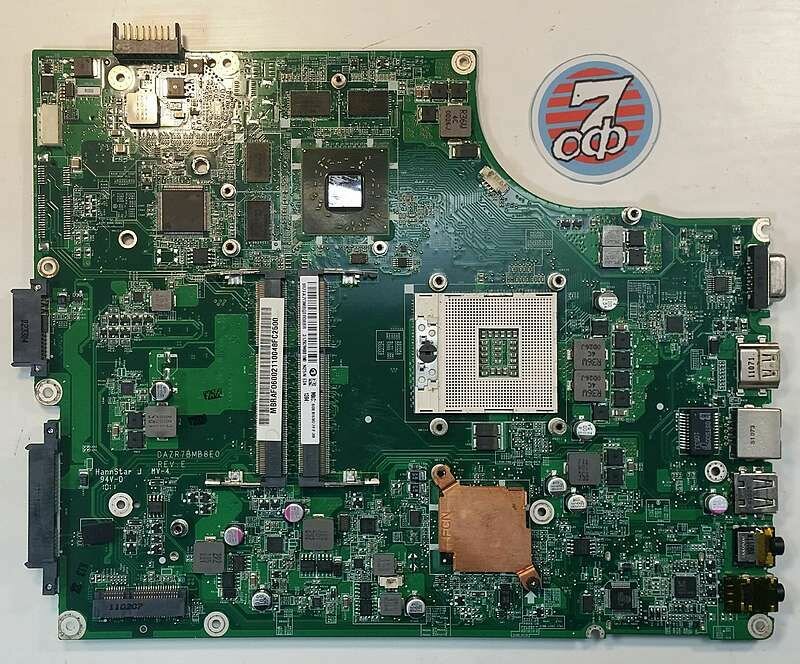 Материнская плата MB. RAF06.002 для ноутбука Acer Aspire 5810T DAZR7BMB8E0