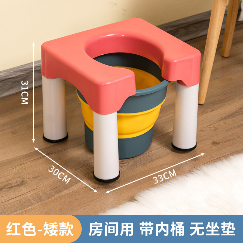 Стул-туалет для домашнего использования, простой туалет для беременных женщин и пожилых людей, туалетный стул, плювер, приспособление для туалета в позе приседания.