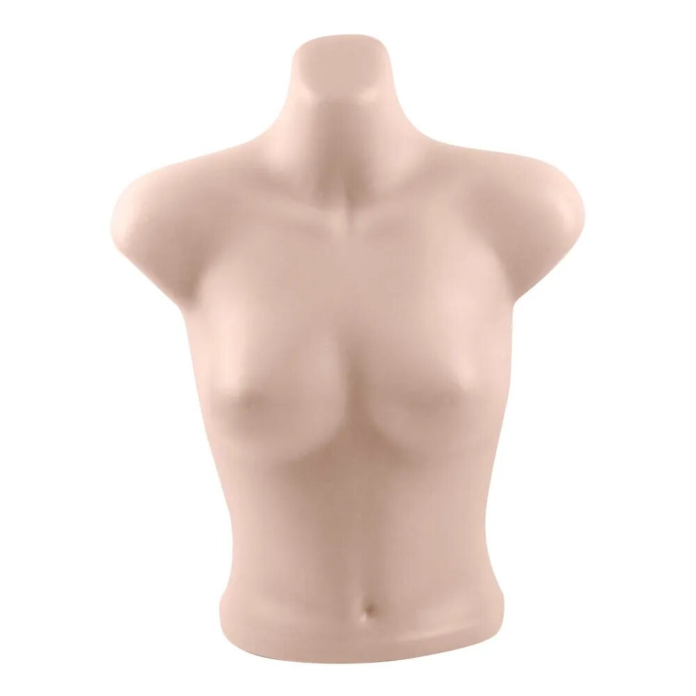 Женский манекен торс для демонстрации белья и купальников, телесный цвет, верхняя часть тела, 48.5 см