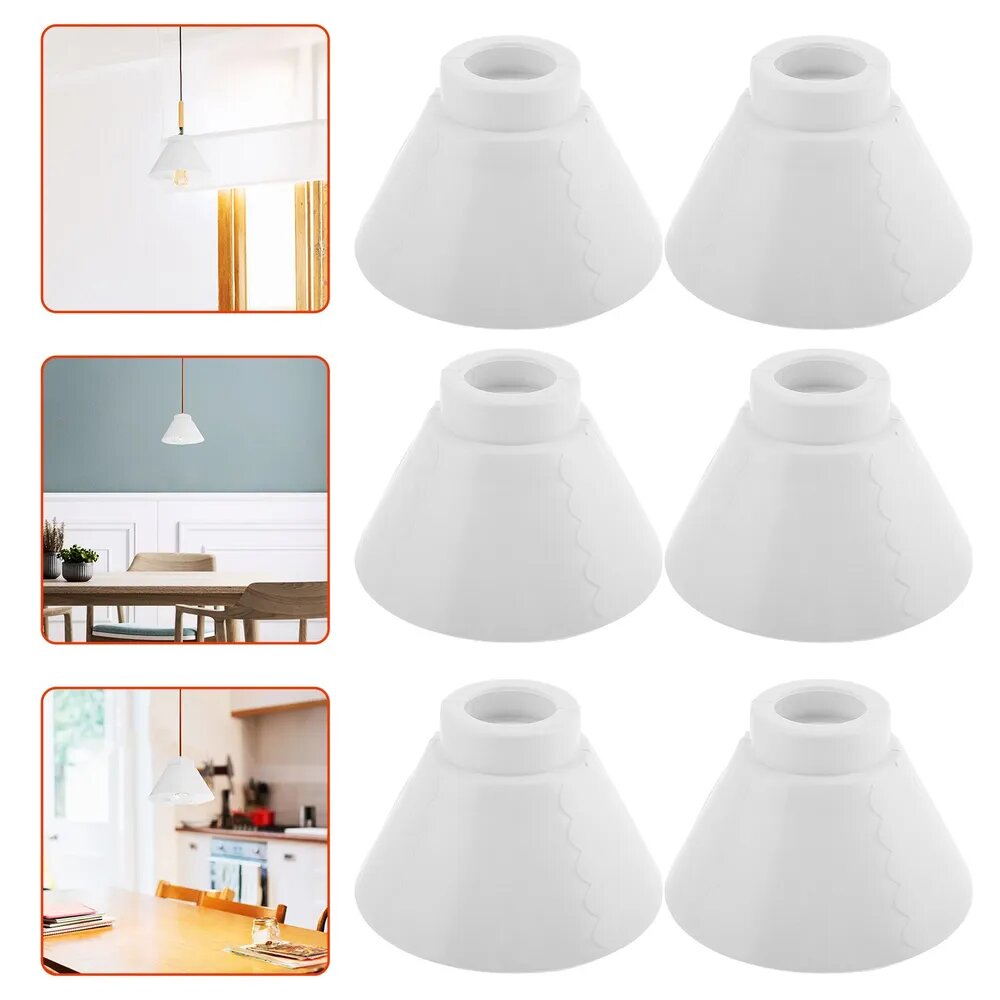 Плафон Для Люстры, Пластик, Белый, 6 Пар, Подвесной, Для Декора Дома