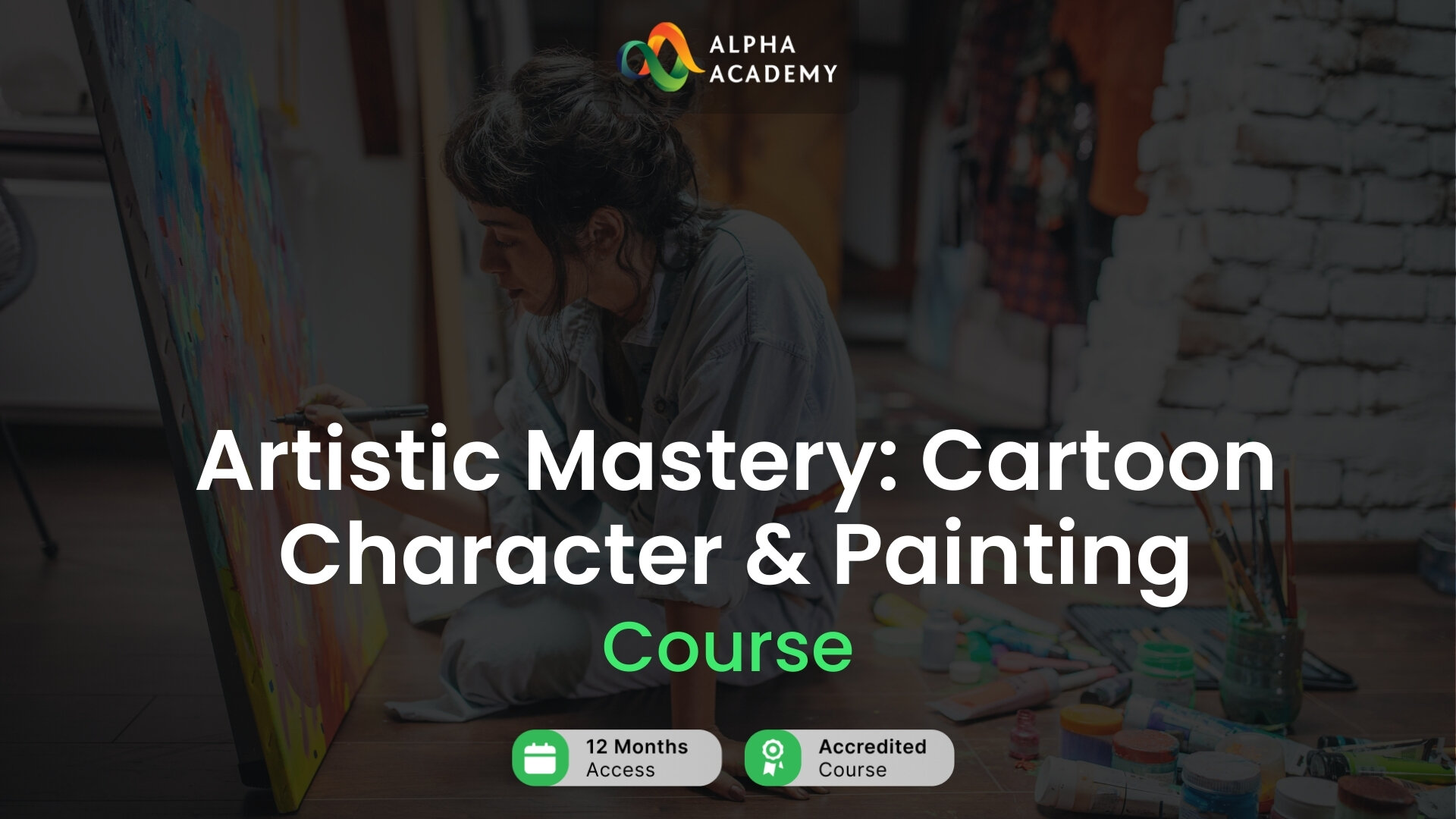 Artistic Mastery: Cartoon Character & Painting Набор Alpha Academy Code