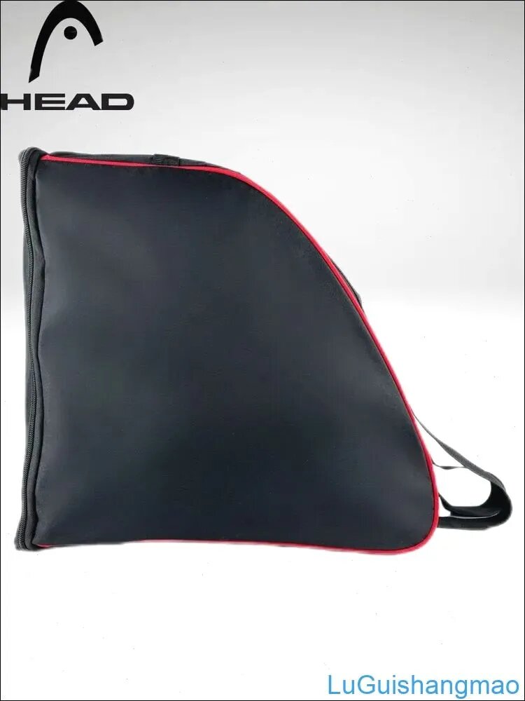 Чехол для лыжных ботинок HEAD черный с красной отделкой для горных лыж, регулировка длины плечевого ремня — фото 1