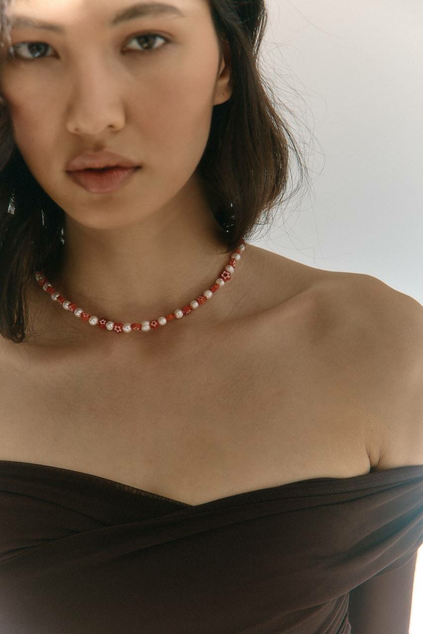 Чокер, жемчуг пресноводный