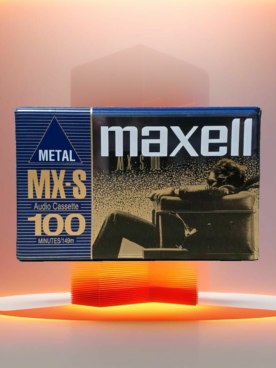 Аудиокассета Maxell MX100 metal 1998 г (1 шт, 100 мин, )