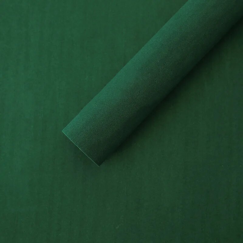 Бархатная декоративная бумага 53х5,4 м Темно-зеленый, Army green