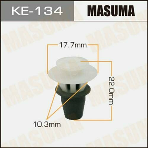 Клипса пластм. крепежная ke-134 (50) европа Masuma