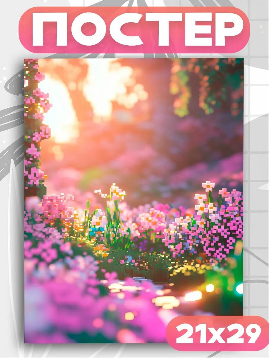 Постер на стену Minecraft