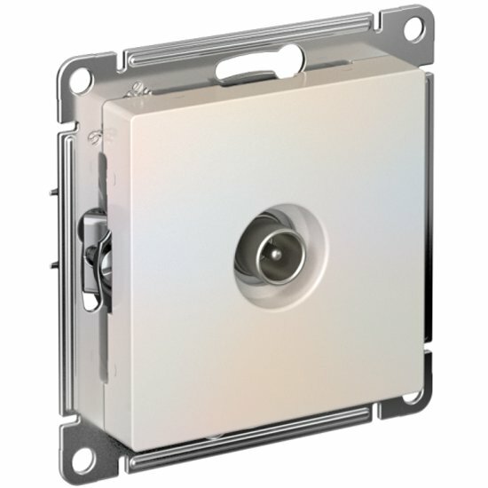 Розетка TV Systeme Electric (schneider Electric) SCHNEIDER ELECTRIC ATLASDESIGN, механизм, жемчуг, ATN000493