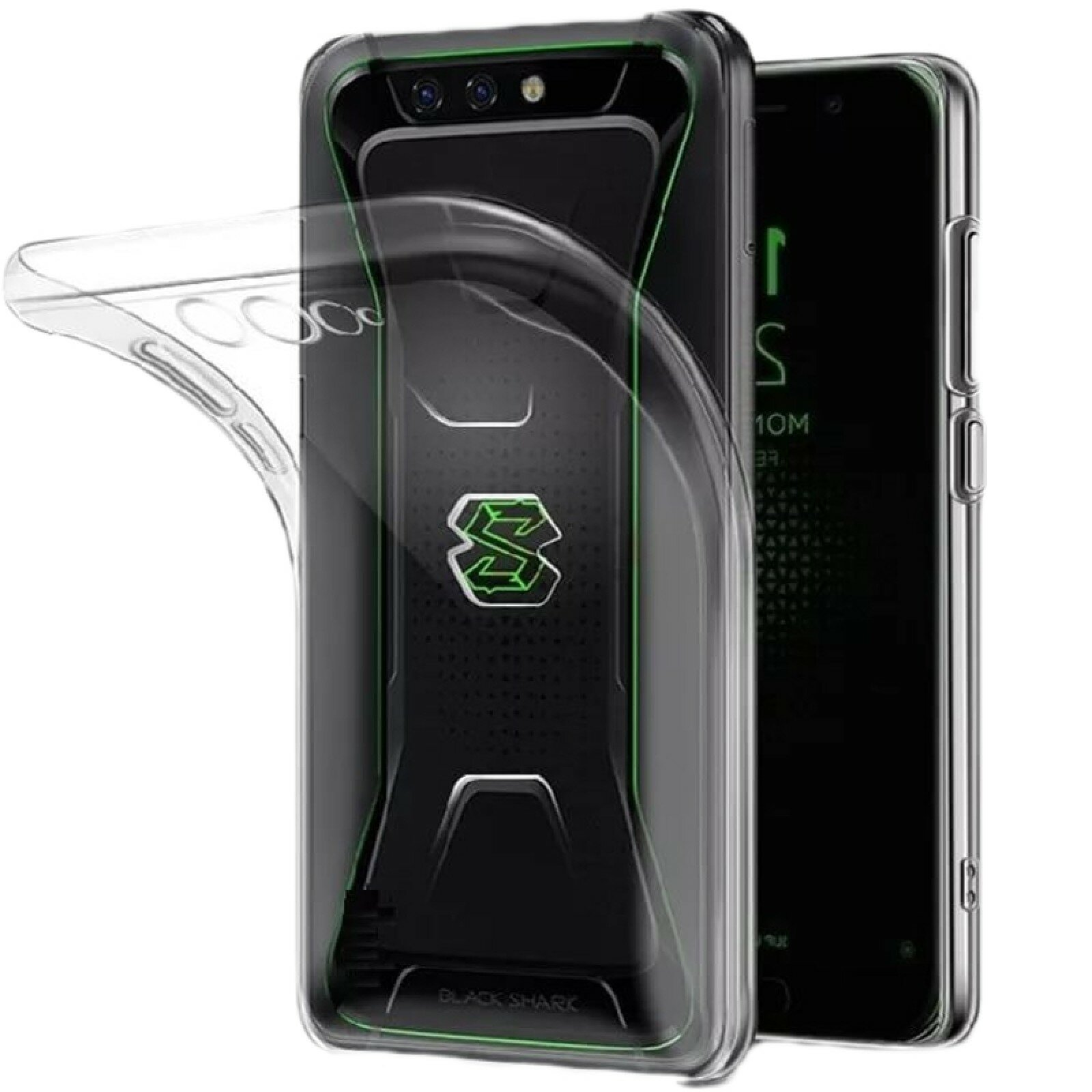 Ультра-тонкий прозрачный силиконовый чехол MyPads для Xiaomi Black Shark с точными вырезами