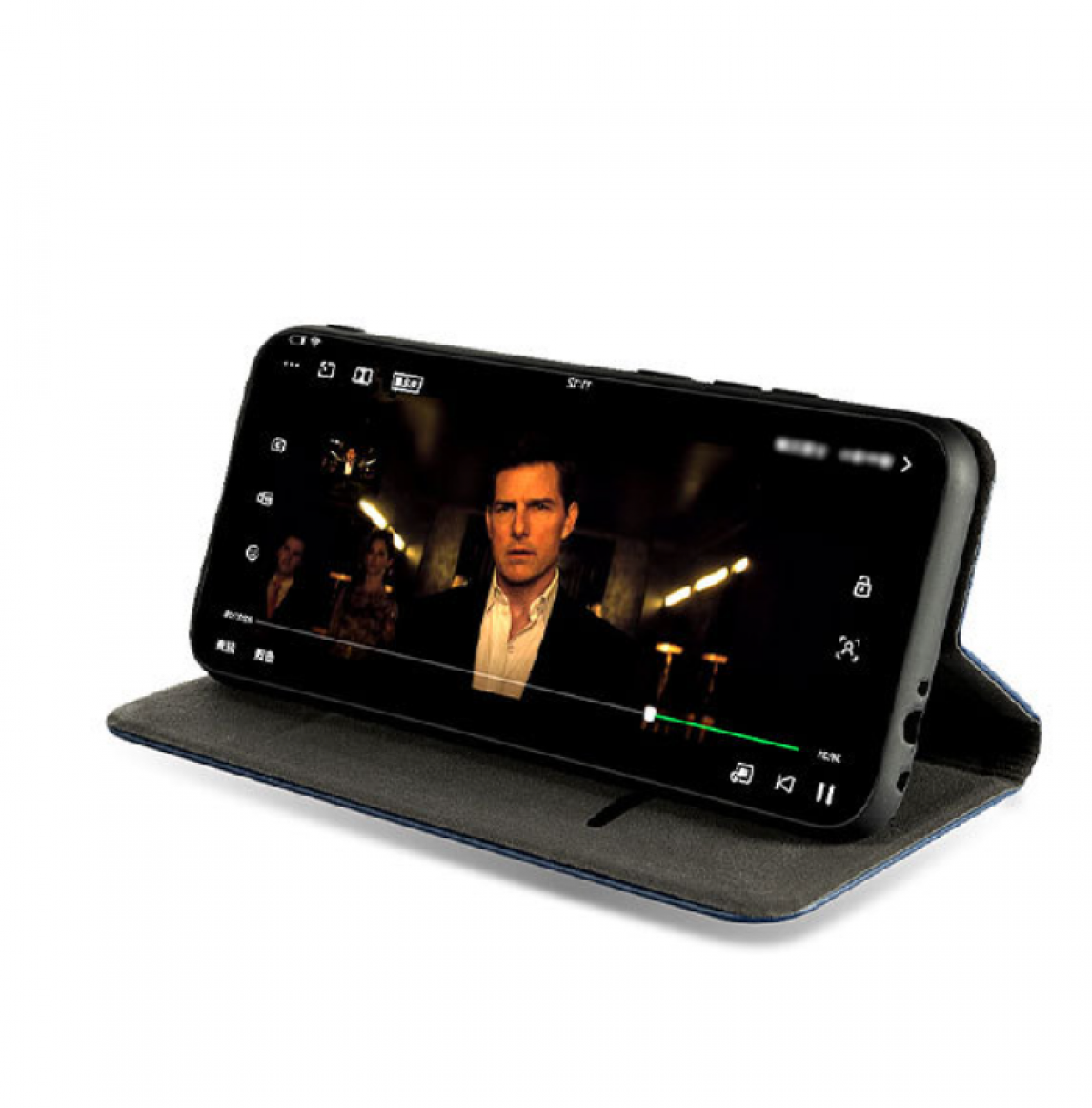 Чехол-книжка MyPads Una Fitto для Meizu 16Xs из водоотталкивающей эко-кожи с металлической основой