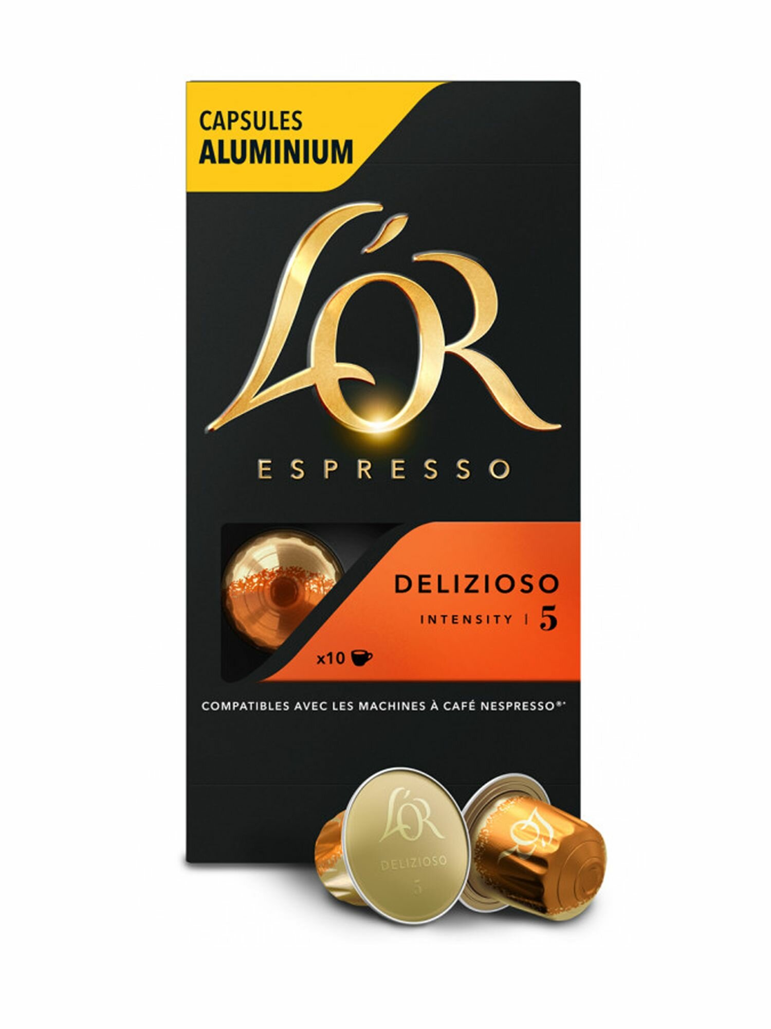 Кофе в капсулах Lor Espresso Delizioso для кофемашин Nespresso 10шт, 52г