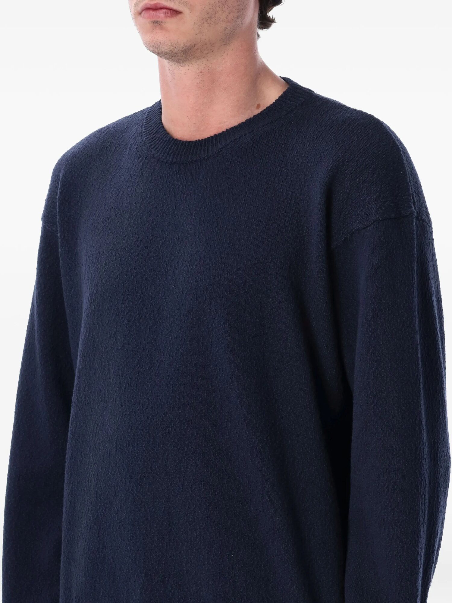 Свитер Roberto Collina Crewneck sweater, размер 52, , blue — фото 1