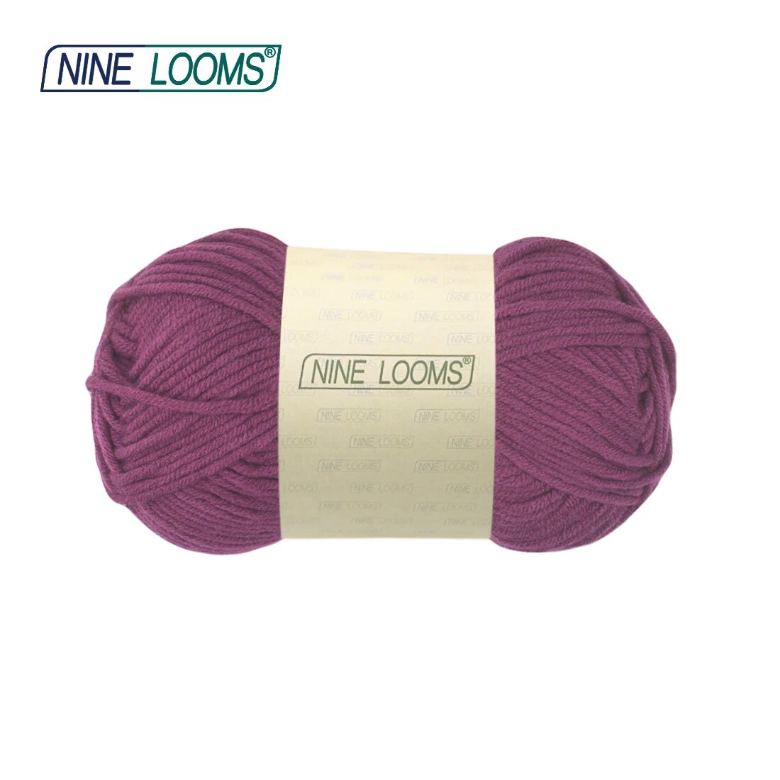 NINE LOOMS пряжа акрил, 50г, Rose Wine 81