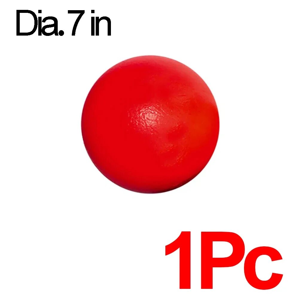 Красный мяч для игр, 7 дюймов, 1 шт