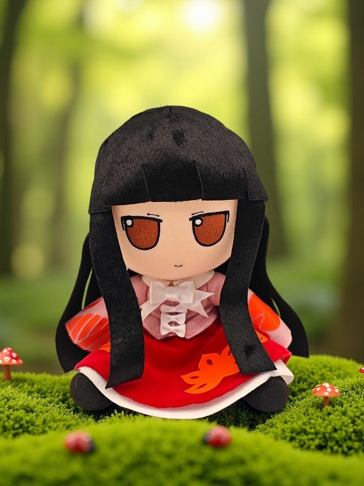 Аниме Мягкие Игрушки TouHou Project Fumo Kaguya Houraisan / Кагуя Хорайсан Игрушка Антистресс 20CM