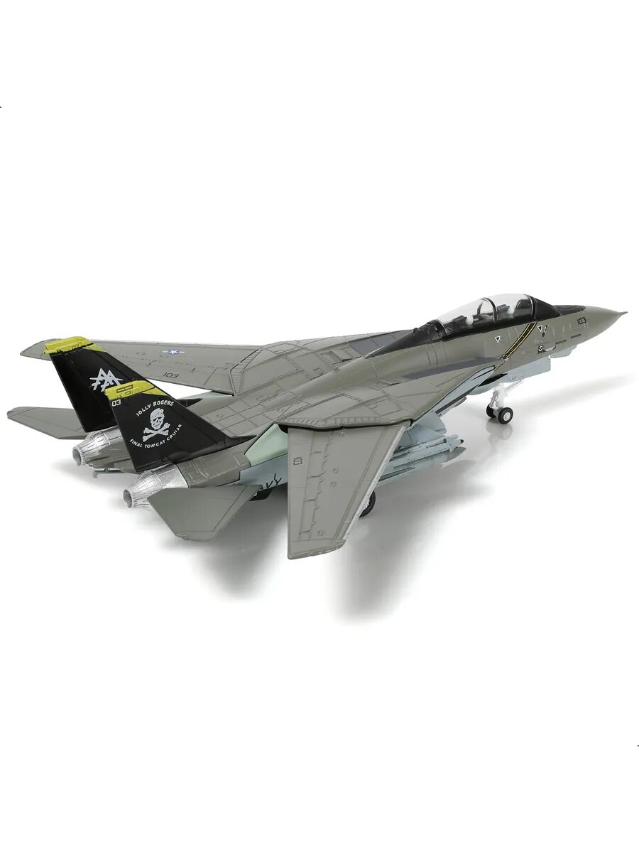 Модель F-14 Tomcat VF-84 металлическая 1/100