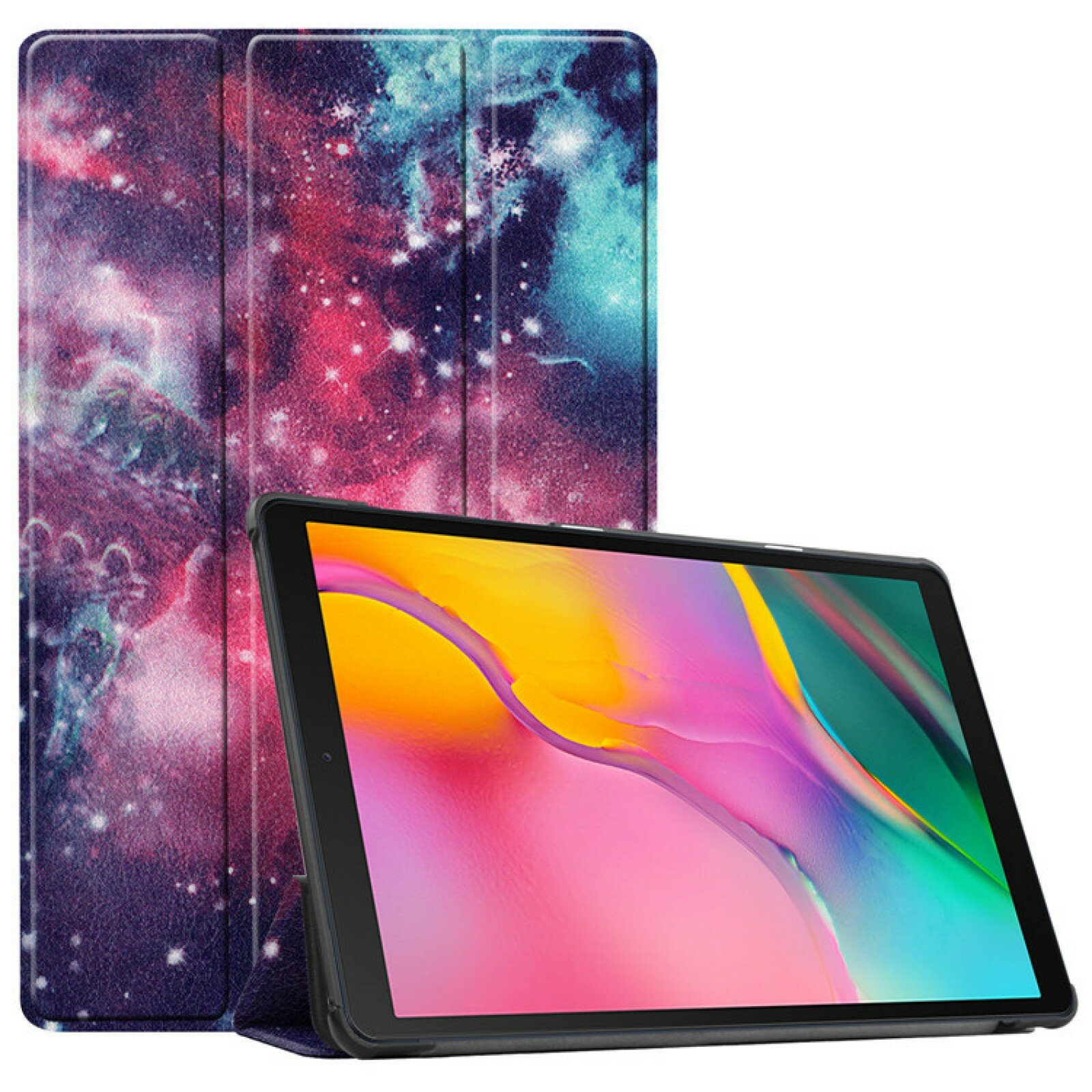 Чехол-обложка MyPads для Lenovo Tab P11 2nd Gen и Xiaoxin Pad Plus 2023 с магнитной застежкой и рисунком Звездное небо