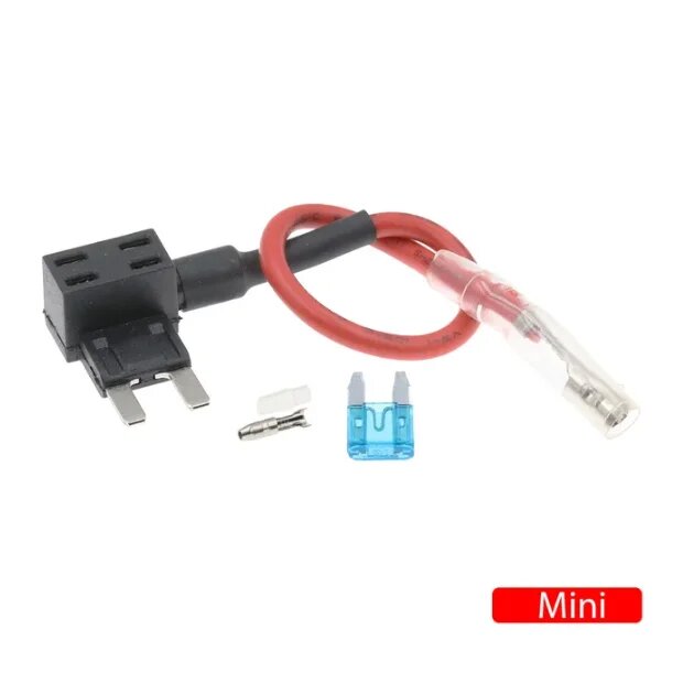 Автомобильный держатель предохранителя 12-24В, 10А Mini