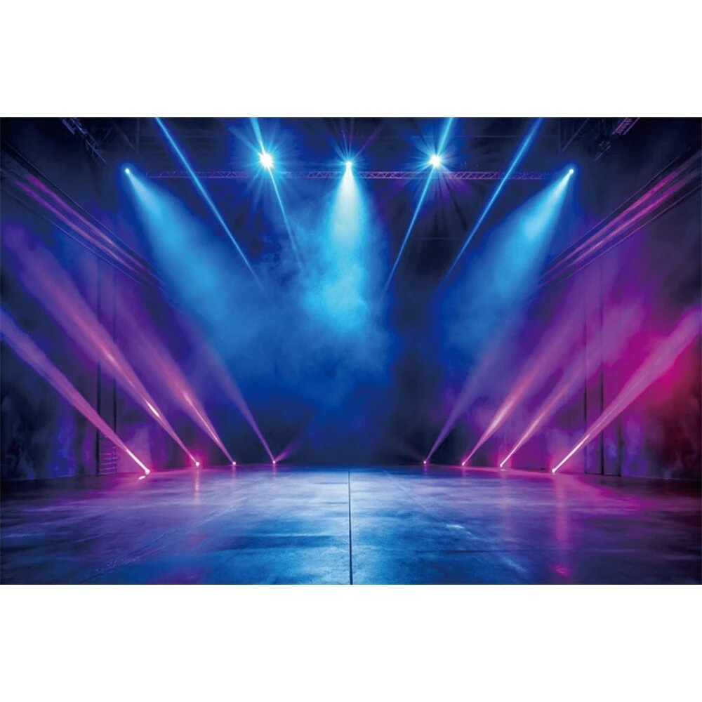 Фотофон виниловый Futuristic Electronic Style Neon Lights
