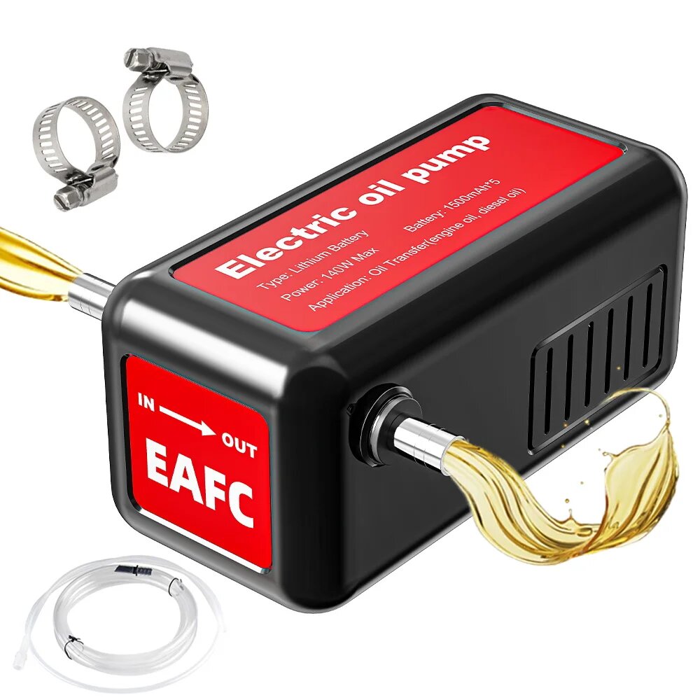 EAFC 21 В автомобильный масляный насос беспроводной насос для перекачки масла встроенный аккумулятор 7500 мАч доставка всасывание моторной жидкости инструмент топливного насоса