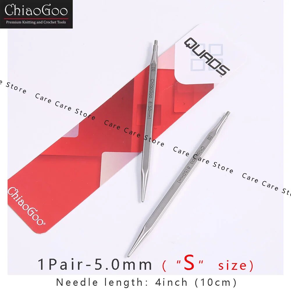 ChiaoGoo спицы сменные 5.0mm (S), 10см